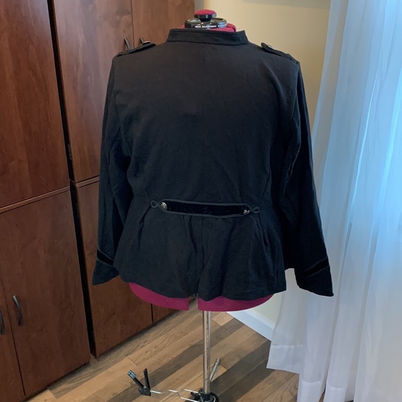 torrid | Jackets & Coats | Nwt Torrid Embellished Zip Front Military ...